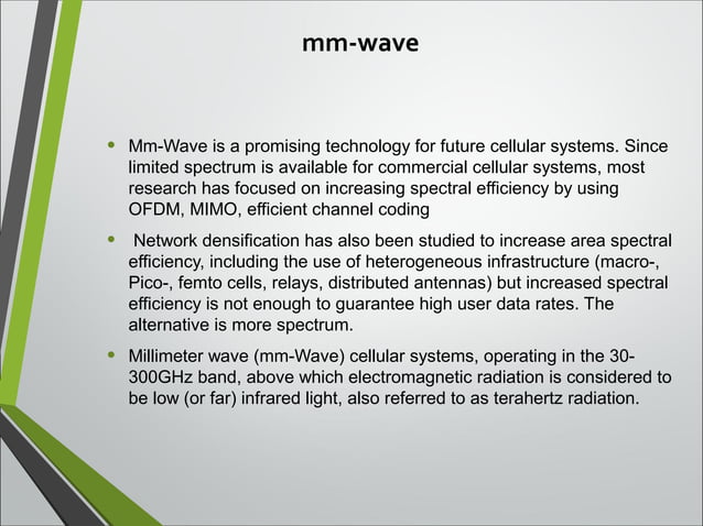 Mm wave | PPT