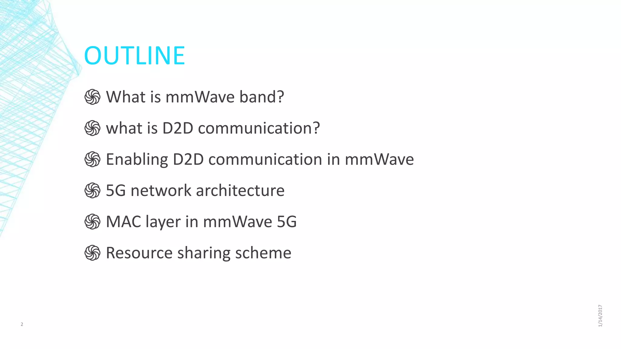Enabling D2d Communication In Mmwave 5g Networks Pptx Computer 2557