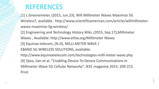 Enabling D2D communication in mmWave 5G networks | PPTX | Computer Networking | Computing