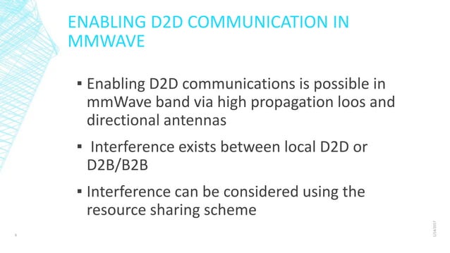 Enabling D2D communication in mmWave 5G networks | PPTX | Computer Networking | Computing