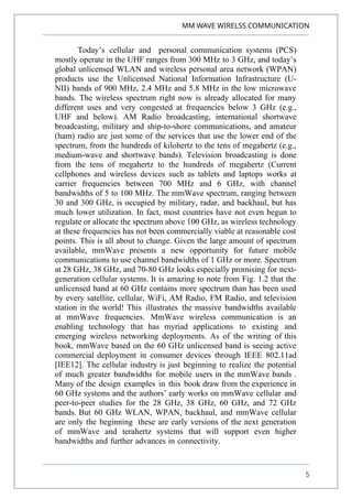mm waves wireless communication of 5g technology | DOCX