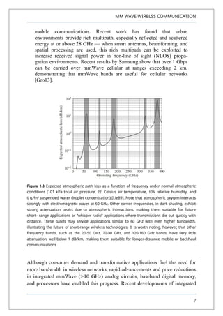 mm waves wireless communication of 5g technology | DOCX