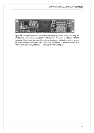 mm waves wireless communication of 5g technology | DOCX