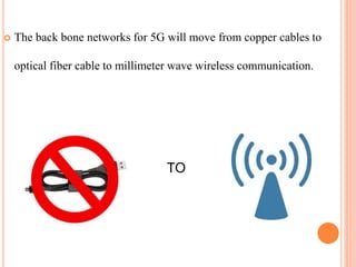 Millimeter Wave mobile communications for 5g cellular | PPTX | Computer Networking | Computing