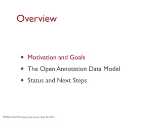 The Open Annotation Collaboration (OAC) Model | PDF