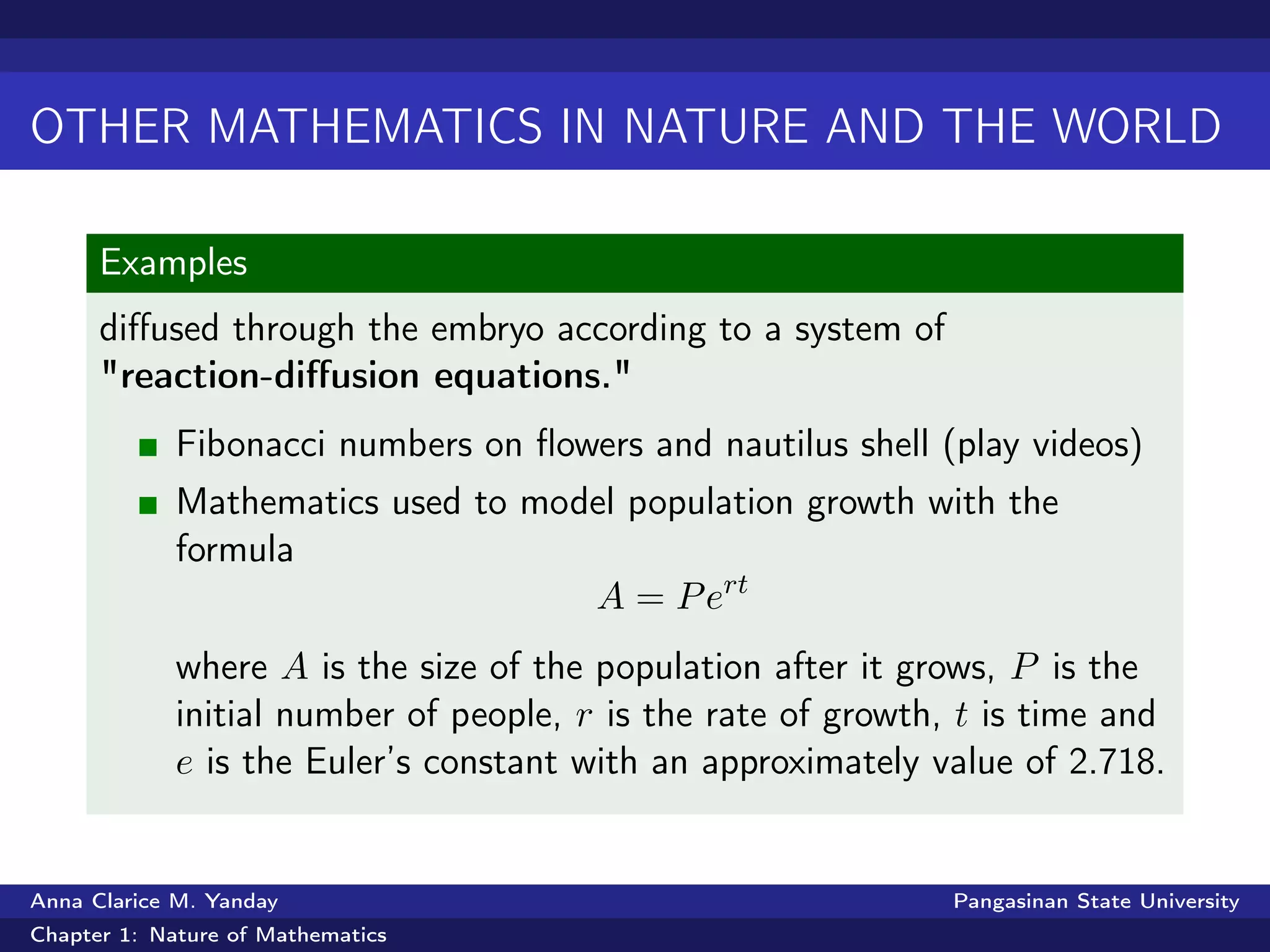 Mathematics in the Modern World Lecture 1 | PDF