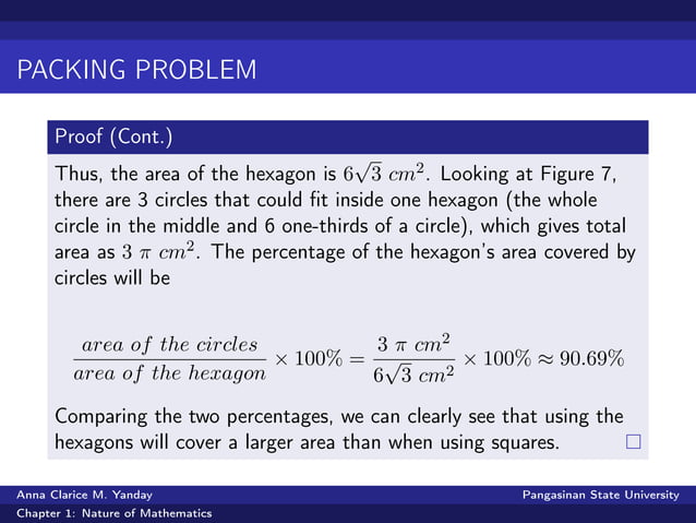 Mathematics in the Modern World Lecture 1 | PDF
