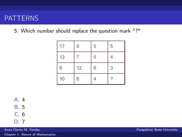 Mathematics in the Modern World Lecture 1 | PDF