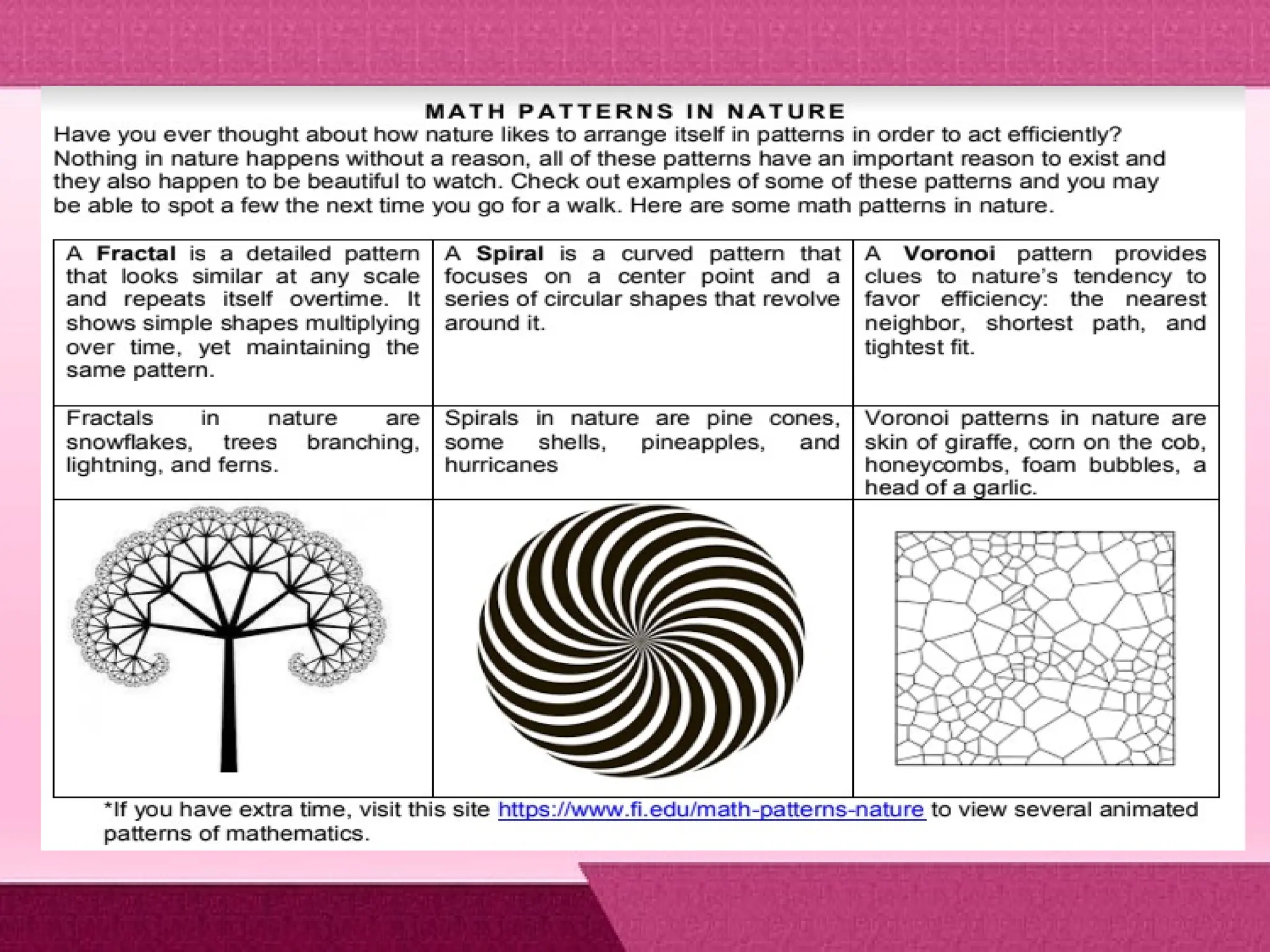 MMW lesson1: the nature of mathematics - patterns and numbers in nature.pptx