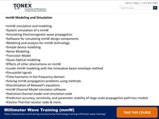 Millimeter Wave Training - mmW | PPTX | Physics | Science