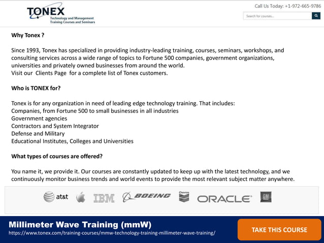 Millimeter Wave Training - mmW | PPT