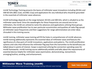 Millimeter Wave Training - mmW | PPTX | Physics | Science