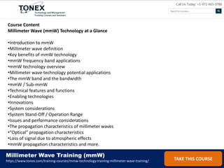 Millimeter Wave Training - mmW | PPTX | Physics | Science