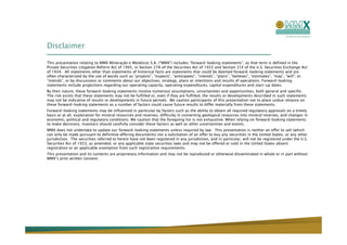 MMX APIMEC 2011 english | PPT