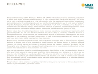 MMX 2011 result webcast | PDF