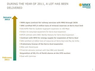 MMX 2011 result webcast | PDF