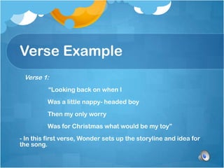 The Write World: Songwriting 1.1 | PPTX