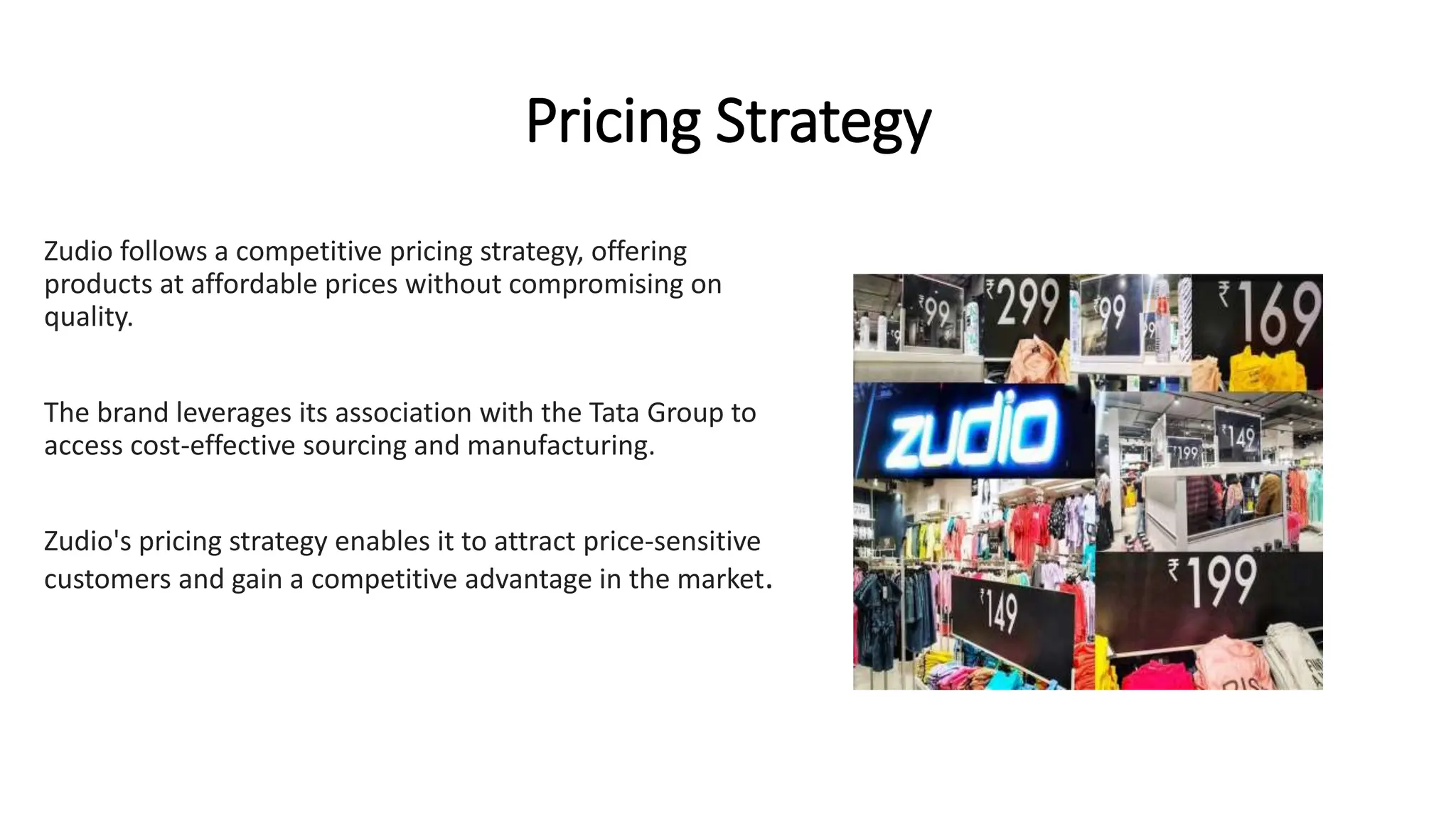Case study on tata clothing brand zudio in detail | PPTX