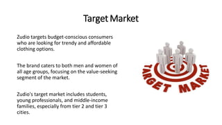 Case study on tata clothing brand zudio in detail | PPTX