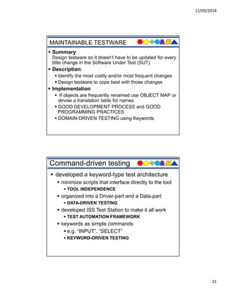 Test Automation Patterns: Issues and Solutions | PDF