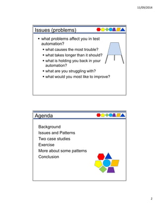 Test Automation Patterns: Issues and Solutions | PDF