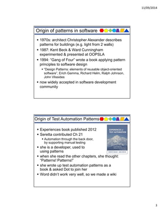 Test Automation Patterns: Issues and Solutions | PDF