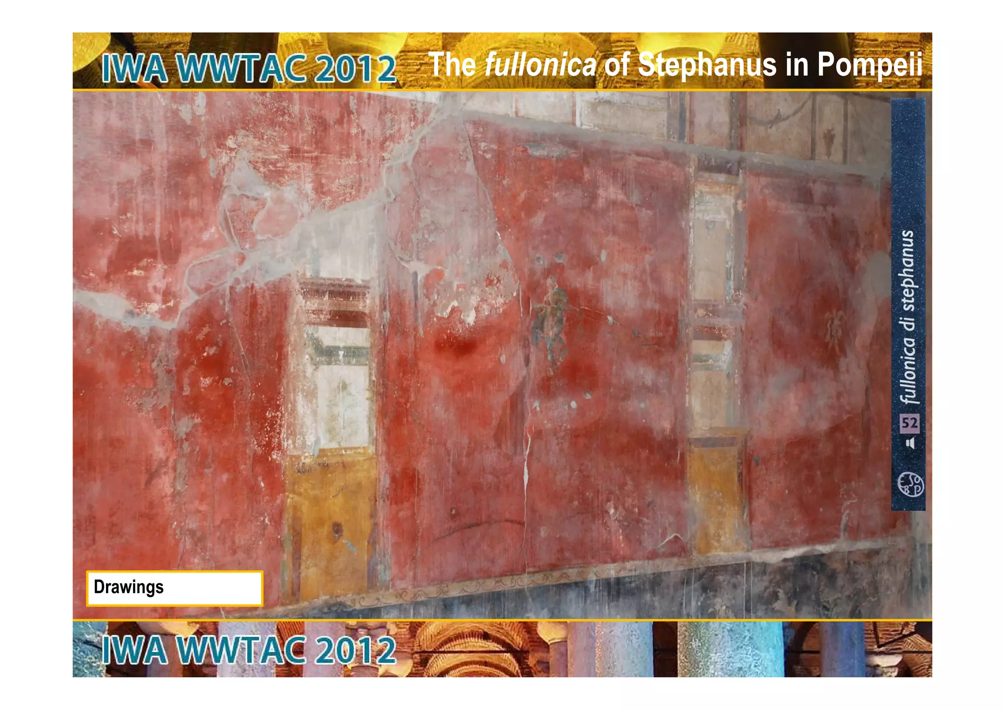 Water and wastewater management in the treatment process of a Roman ...