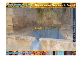 Water and wastewater management in the treatment process of a Roman ...