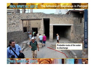 Water and wastewater management in the treatment process of a Roman ...