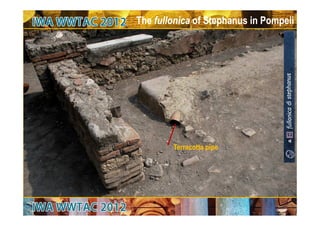 Water and wastewater management in the treatment process of a Roman ...