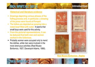 Water and wastewater management in the treatment process of a Roman ...