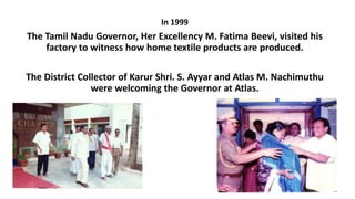 KOCAS Chairman Atlas. M. NACHIMUTHU | PPTX