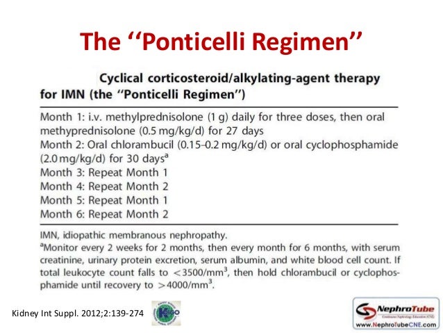 Membranous Nephropathy - Management Algorithm