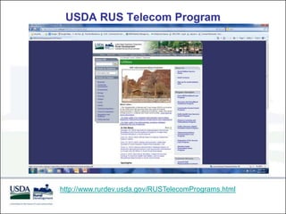 RUS Telecommunications Program | PPT