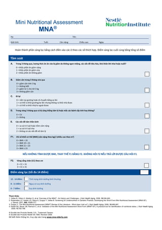 Mna mini-vietnamese | PDF