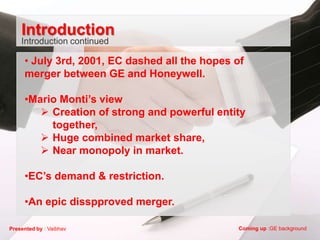 GE honeywell merger | PPTX