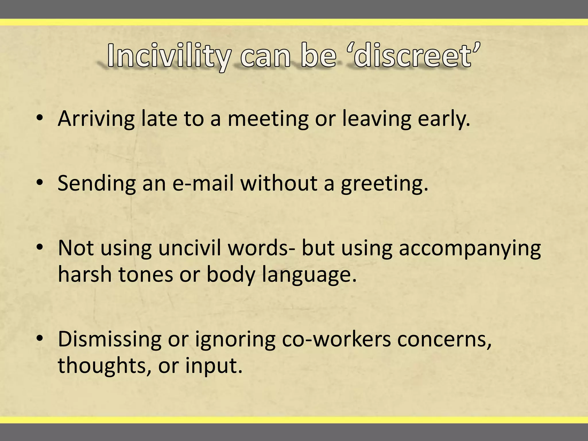 Incivility in Nursing | PPTX