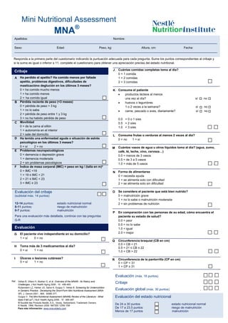 Mna spanish | PDF