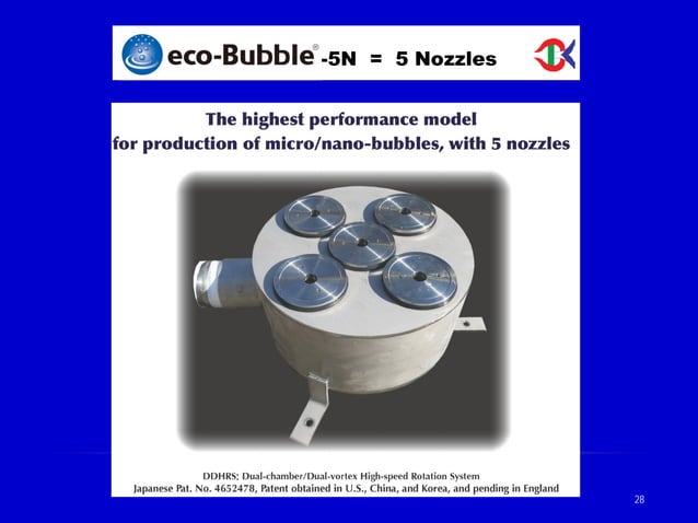 Micro-Nano Bubbles Generator (eco-Bubble®) (Some in Thai Language) | PPT