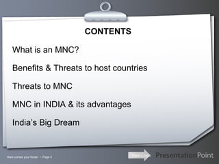 multinationals | PPT | Large Business | Business