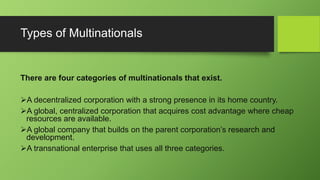Multinational comanies | PPT