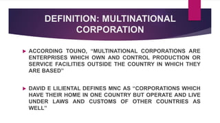 Multinational Corporations | PPT