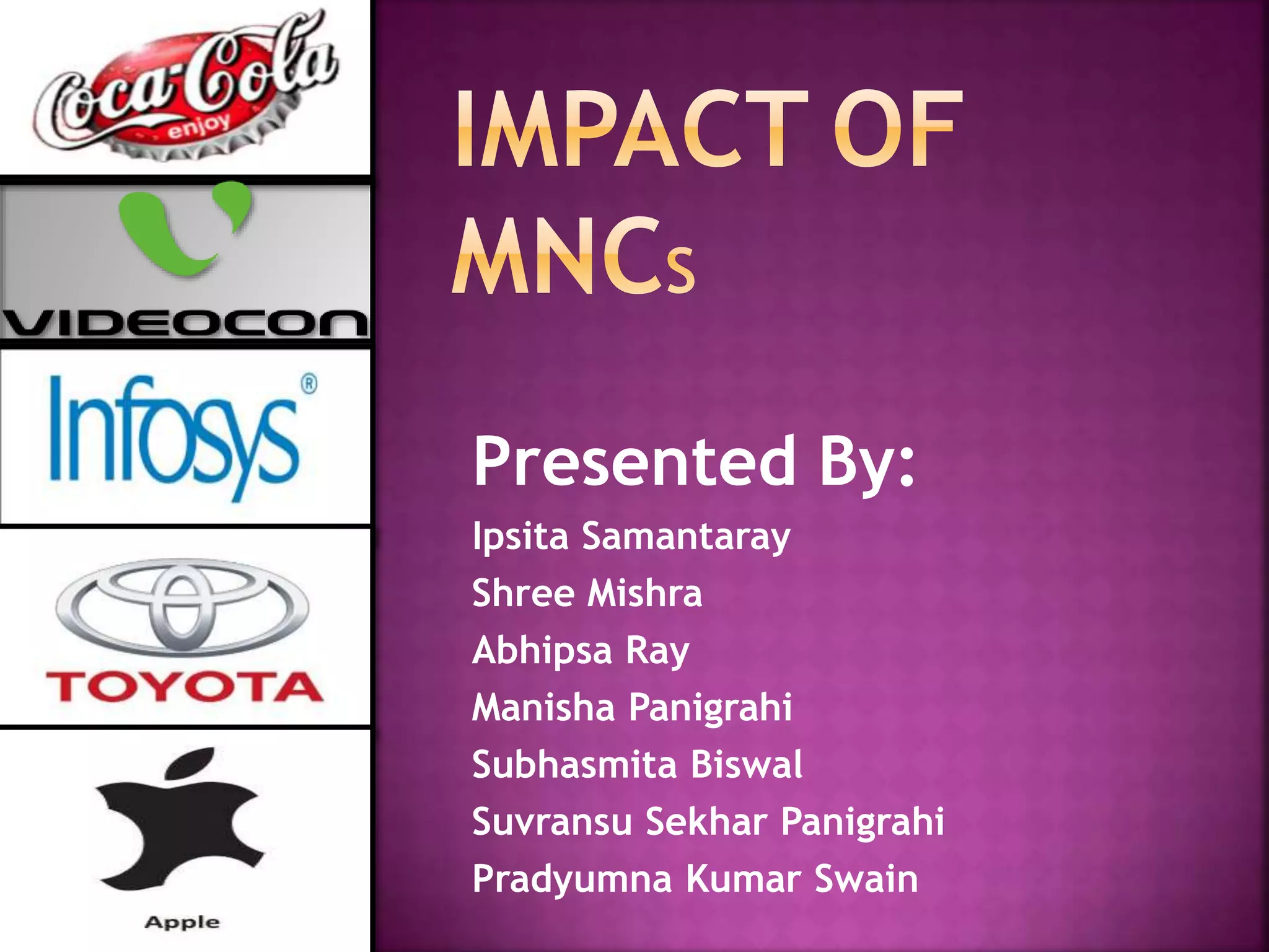 Impact of MNCs | PPT