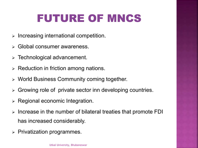 Impact of MNCs | PPT | Free Download