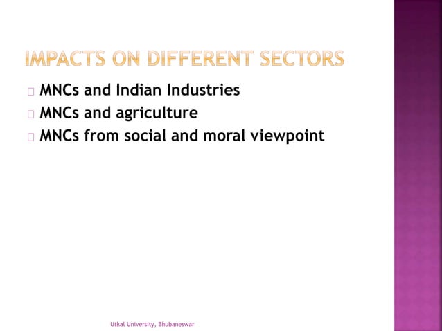 Impact of MNCs | PPT