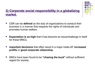 Mnc challenges ppt | PPT