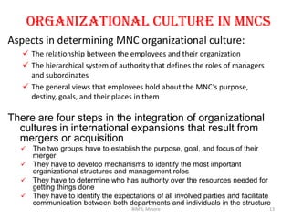 MNC culture | PPTX