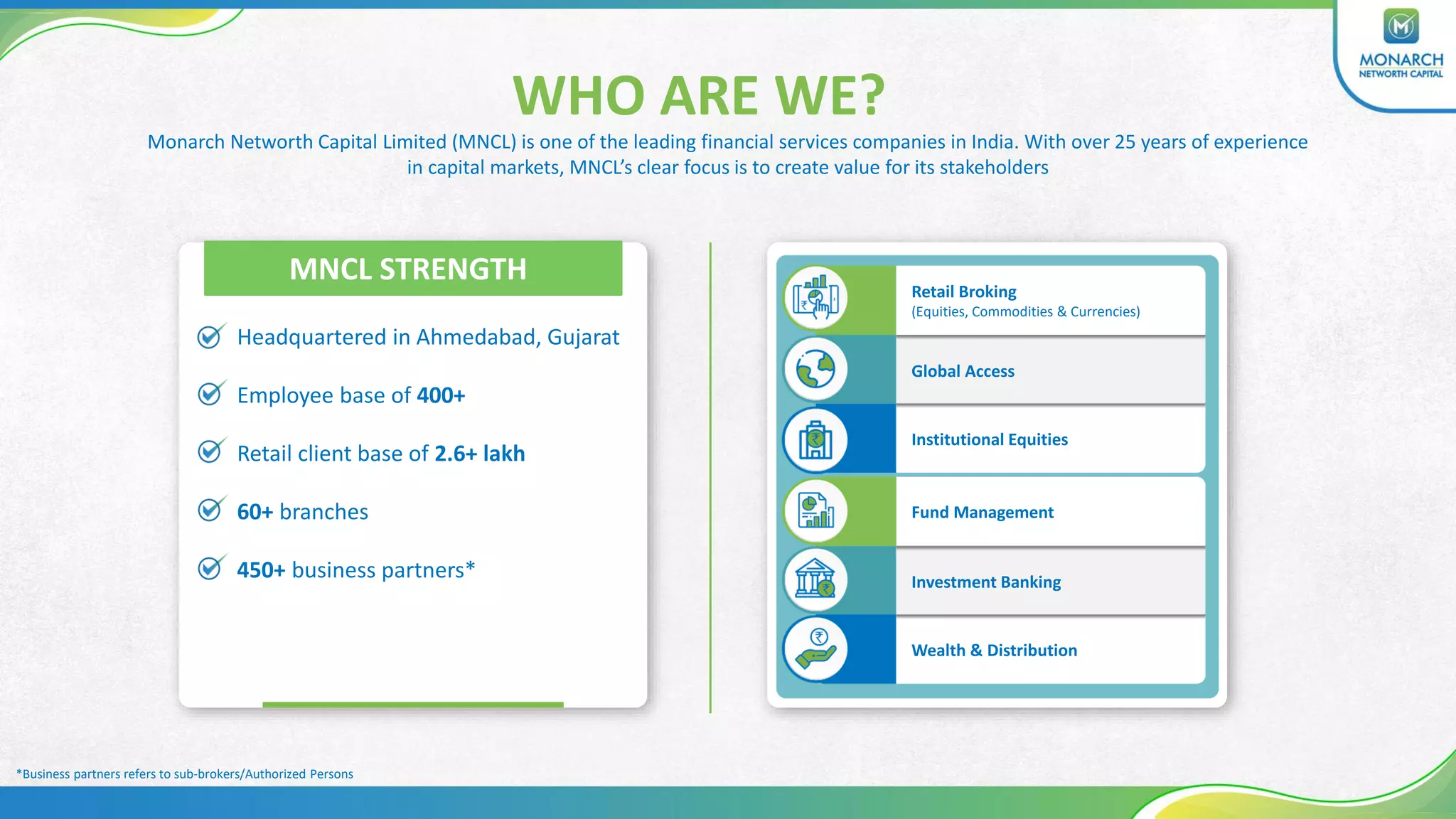 Creating Value For Your Investments - Monarch Networth Capital Limited ...
