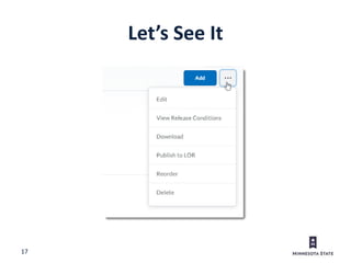Coming Soon: New D2L Brightspace Content Experience | PPT