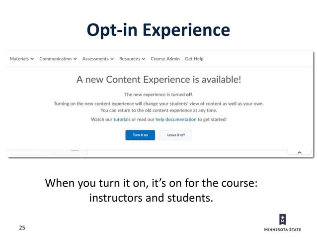 Coming Soon: New D2L Brightspace Content Experience | PPT